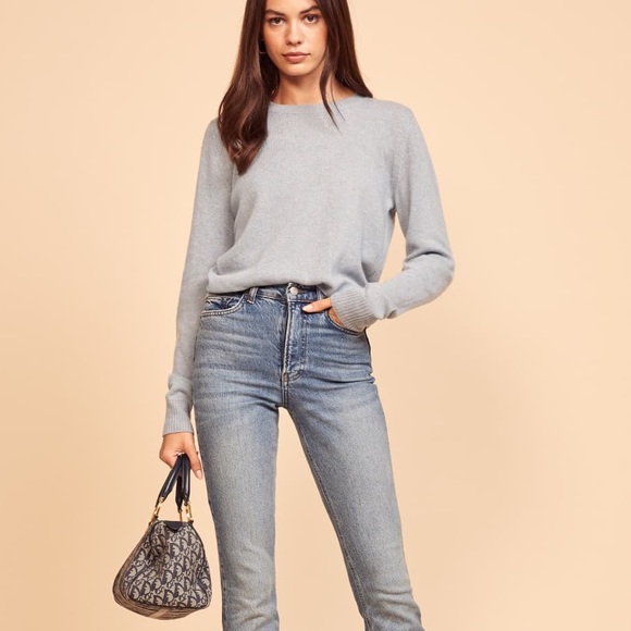 Reformation | Sweaters | Nwt Reformation Cashmere Crew Sweater Dusty ...